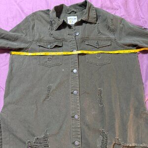 Highway Jeans | Jackets & Coats | Highway Jeans Denim Distressed Olive ...